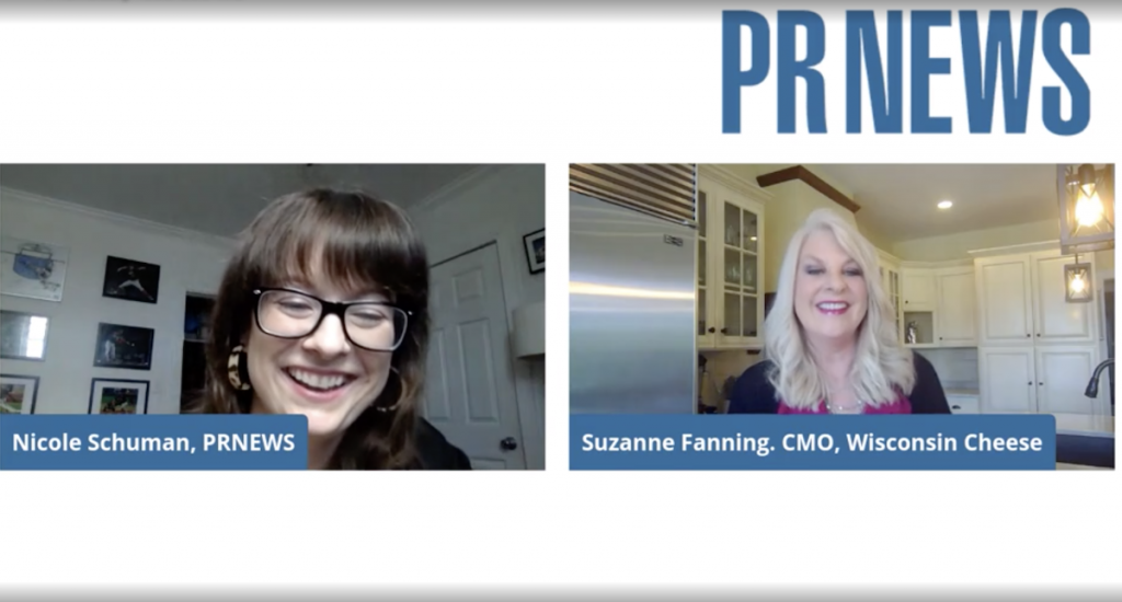 [VIDEO] Suzanne Fanning, CMO of Wisconsin Cheese on Creative Media Outreach